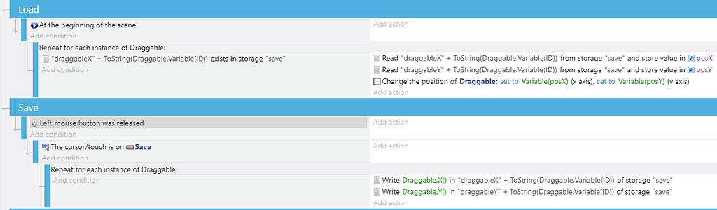 Save Load Position Of All Instances How Do I Gdevelop Forum