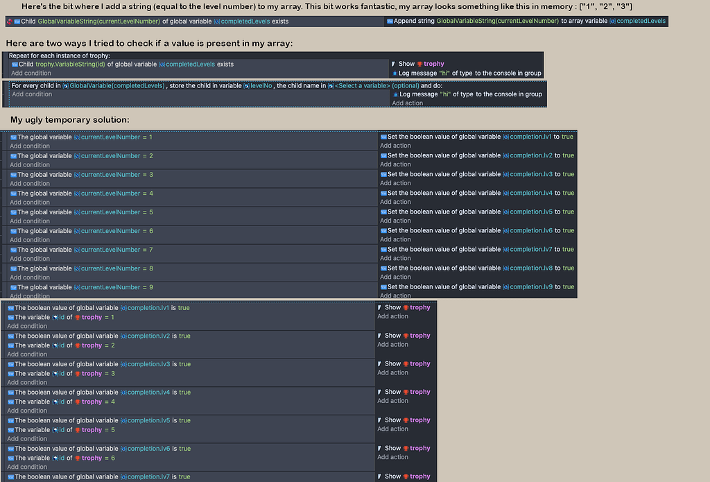 Check If A Value Is Present An Array How Do I GDevelop Forum