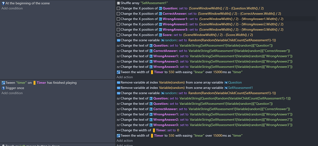 Should I use arrays or the quiz extension in this case - How do I...? - GDevelop Forum