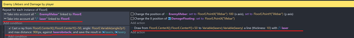 [SOLVED] individual raycast for instance - How do I...? - GDevelop Forum