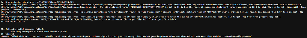 Ios build error - How do I...? - GDevelop Forum