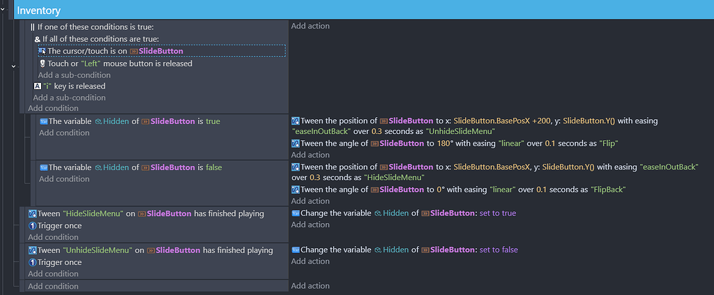 Tween behaviour with cursor on object - GDevelop general - GDevelop Forum