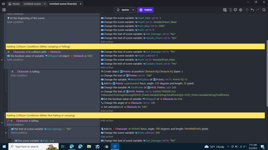 (Solved) Condition for Enemy, Score, and Health - How do I ...