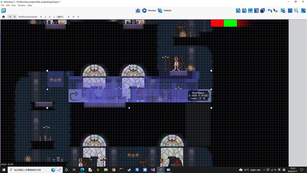 Objects Overlapping Each Other Might Slow Down My Game How Do I Gdevelop Forum