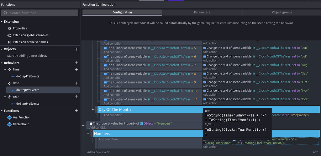 Clock extension (community extension) - GDevelop general - GDevelop Forum