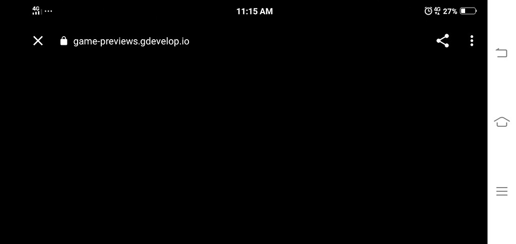 Black screen bug - Bugs reports - GDevelop Forum