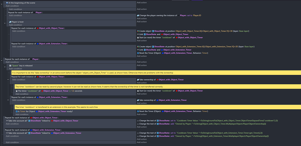 Object Timer Reading Error in Multiplayer - Bugs reports - GDevelop Forum