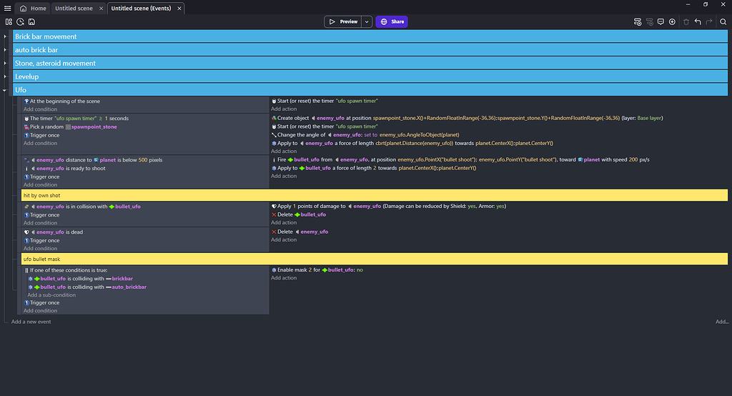 (Solved) Enemy characters stops to fire - How do I...? - GDevelop Forum