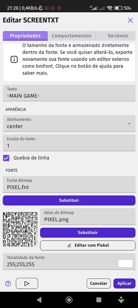 Bitmap text alignment not working - Bugs reports - GDevelop Forum