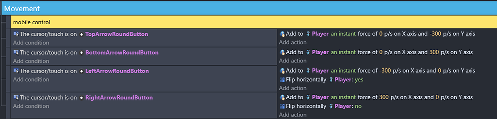 Character movement command - How do I...? - GDevelop Forum