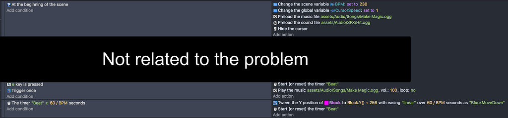 Rhythm System not working properly - How do I...? - GDevelop Forum