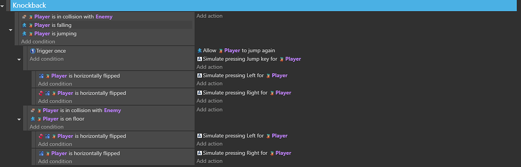 Damage Knockback - How do I...? - GDevelop Forum