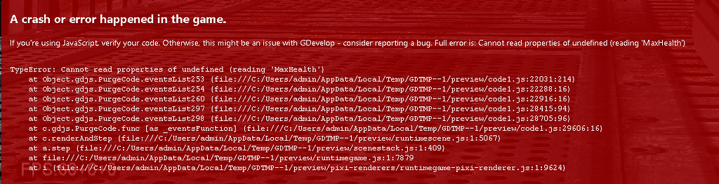 Extensions keep giving errors after updating GDevelop - Bugs reports ... Extensions keep giving errors after updating GDevelop - Bugs reports ...
