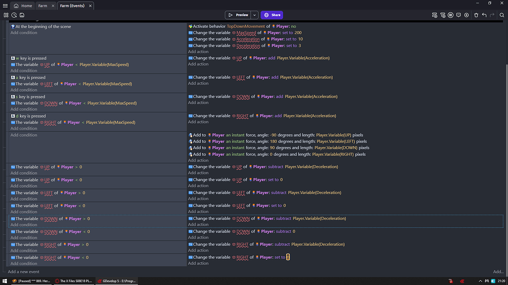 Different visual representation for NONE declared variables - Feature requests - GDevelop Forum
