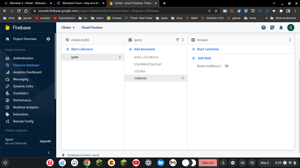 [Solved] Get a field of a document, not working, - Bugs reports - GDevelop Forum