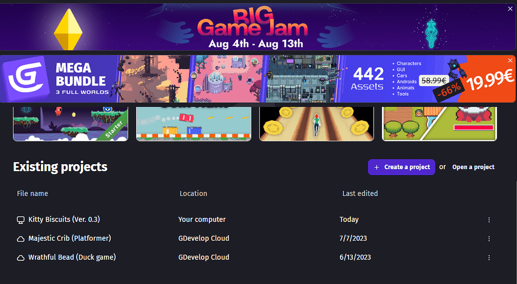 [Solved] My game was deleted when it was updated to ver. 5.2.167 - GDevelop general - GDevelop Forum
