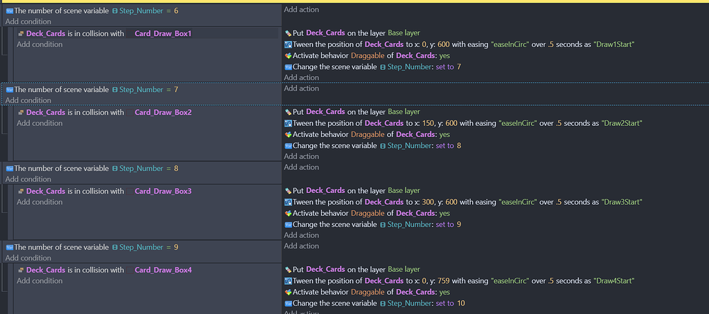 Dynamic Array To Deal Cards To Hand How Do I Gdevelop Forum 