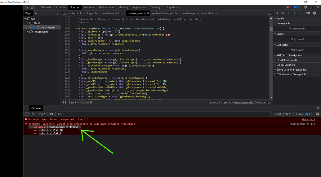 Runtimeerror Memory Access Out Of Bounds Solved Bugs Reports Gdevelop Forum 