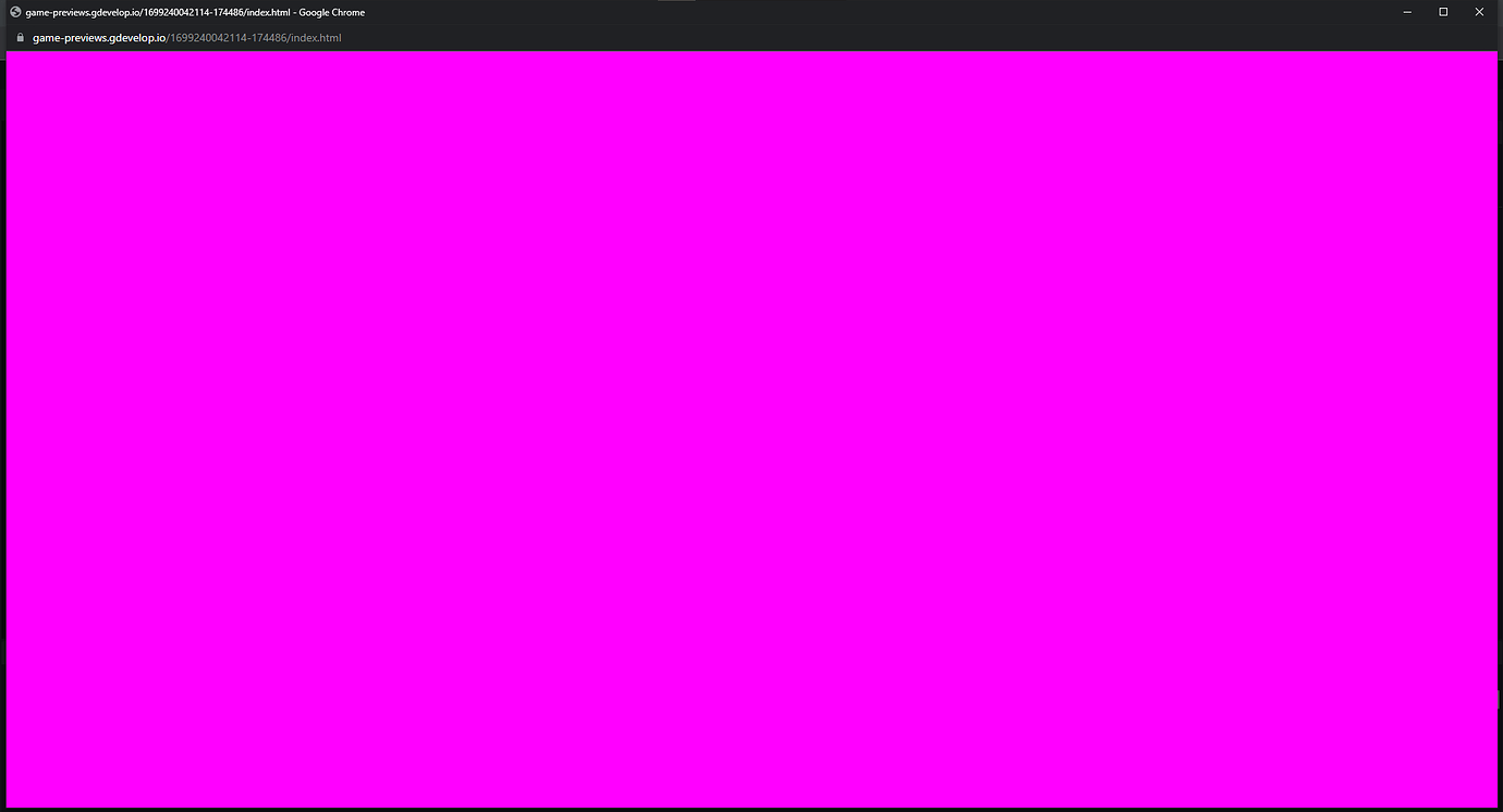 [Solved] Layer effects caused pink screen - Bugs reports - GDevelop Forum