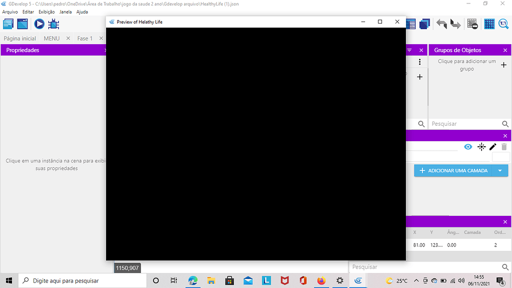 Gdevelop error black screen(resolved) - Bugs reports - GDevelop Forum