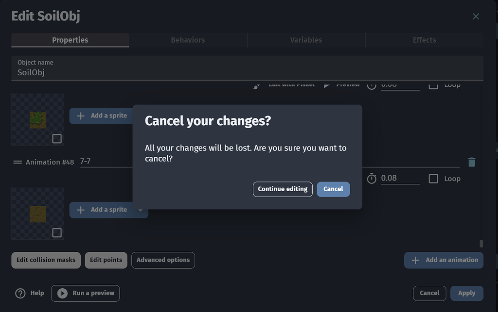 [Feature on the Backlog] Warning message about unsaved changes - Feature requests - GDevelop Forum
