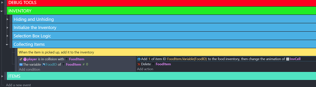 Saving and loading an inventory (SOLVED) - How do I...? - GDevelop Forum