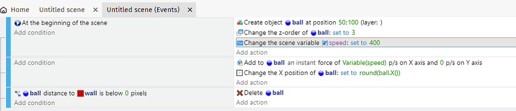Is there a limit for force to detect a collision? - How do I...? - GDevelop Forum