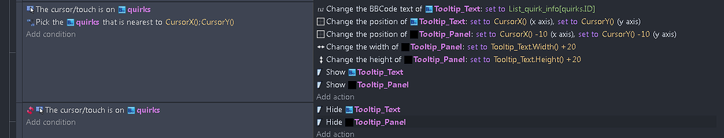 Help with Tooltip system - How do I...? - GDevelop Forum