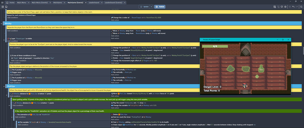 How do I make the gun and bullet follow the target image/sprite on on ...