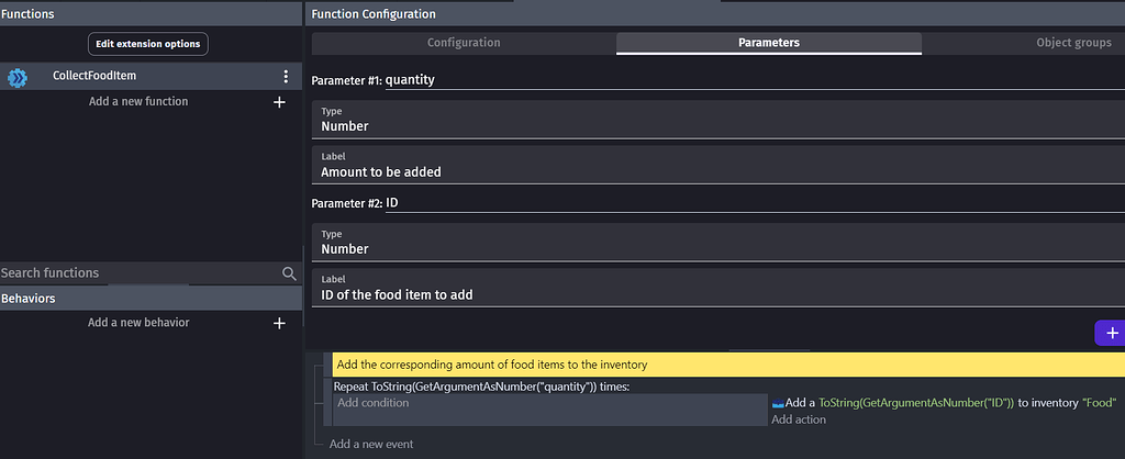 Function Call Needs A Number Object Variable Not Working How Do I Gdevelop Forum