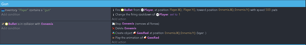 [Solved] Shoot to the nearest object - How do I...? - GDevelop Forum
