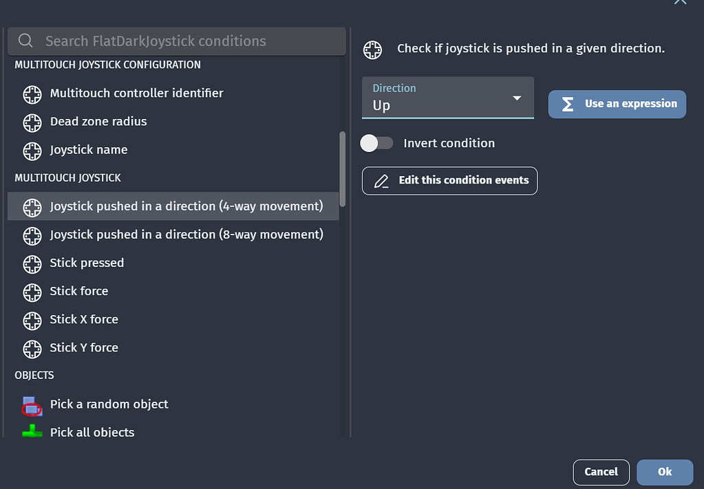 About Joystick (I think its a bug?) - Bugs reports - GDevelop Forum