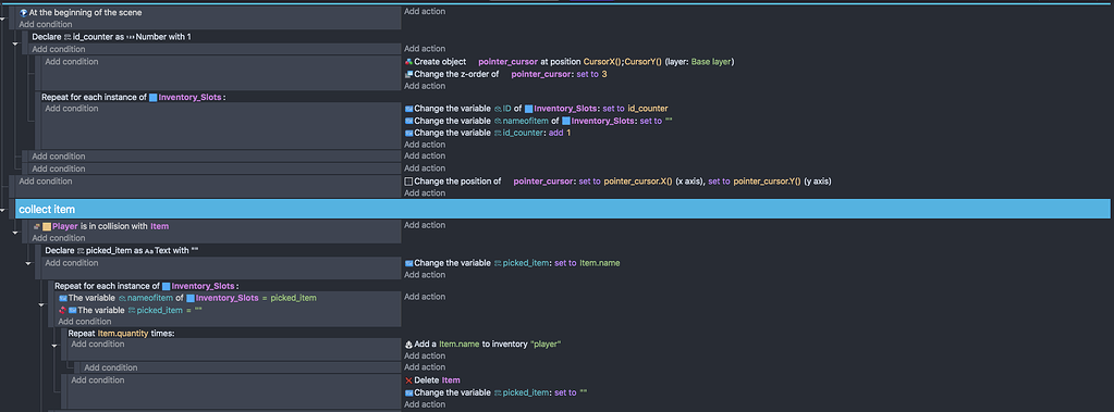Inventory sytem - How do I...? - GDevelop Forum