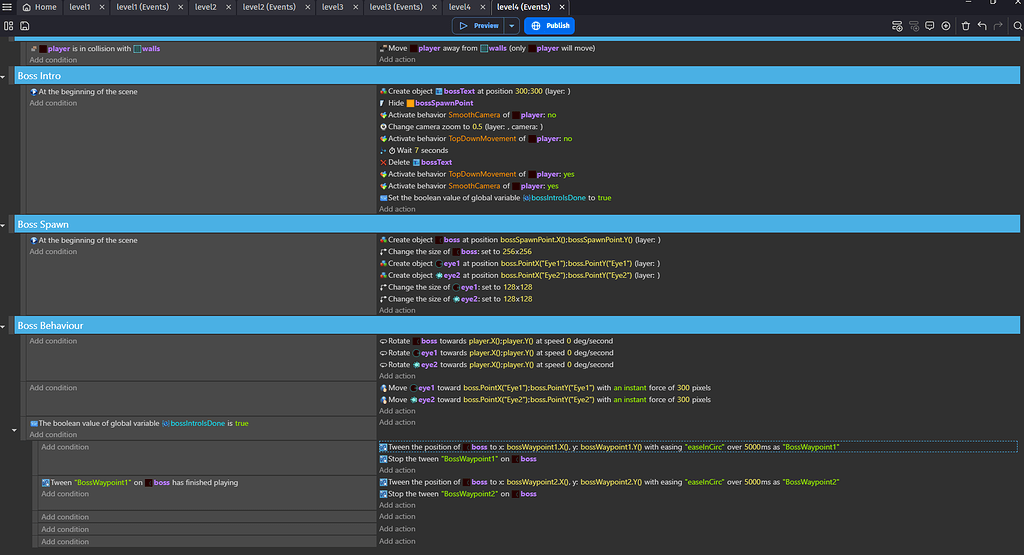 Tweens not working on Boss after Intro is done - How do I ... Tweens not working on Boss after Intro is done - How do I ...