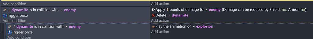 How do I make the animation trigger on collision? - How do I...? - GDevelop Forum
