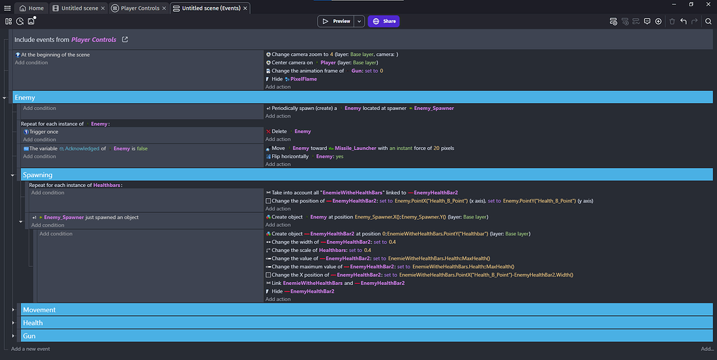 How do I spawn enemies randomly and keep health bars - How do I ...