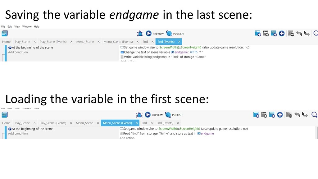 Saving/Loading Storage on Android - How do I...? - GDevelop Forum