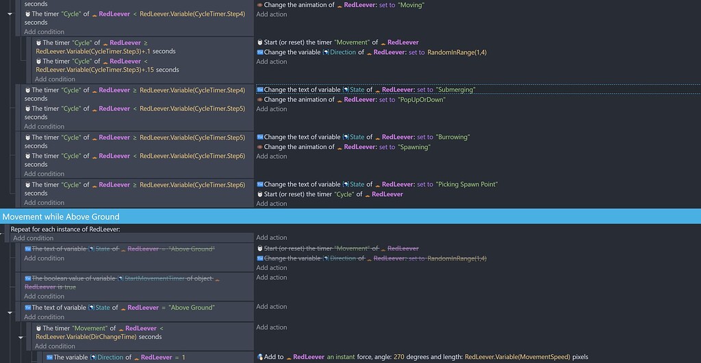 Best way to start a timer in a For Each loop? - How do I...? - GDevelop Forum