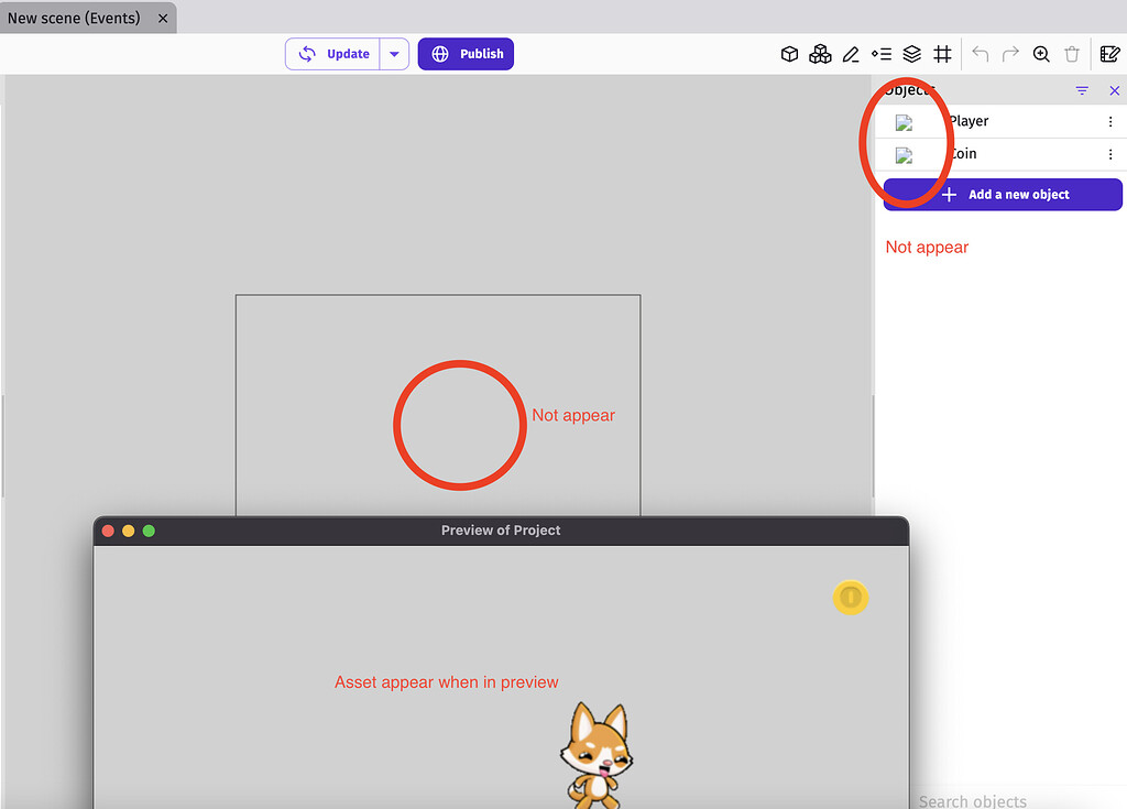 How do I fix broken link for my assets? - Bugs reports - GDevelop Forum