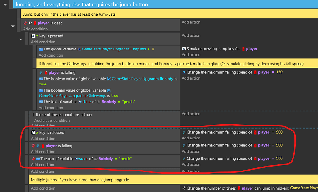 OR block not working? (SOLVED) - How do I...? - GDevelop Forum