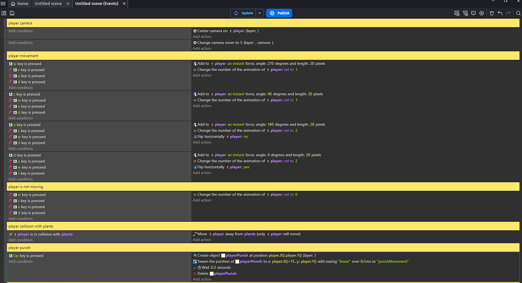 Circular Movement For Melee Attack - How do I...? - GDevelop Forum