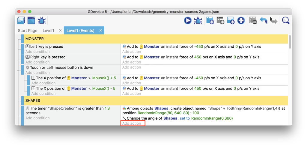 Input Conditions How Do I Gdevelop Forum 