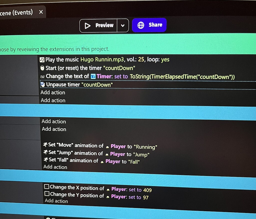 Fix a timer? It’s not working for some reason - How do I...? - GDevelop Forum