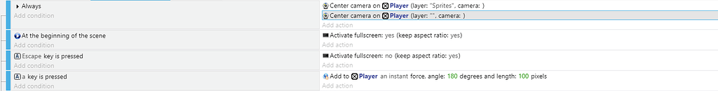 [SOLVED]Player moves only if i don't have camera centered to it - How do I...? - GDevelop Forum