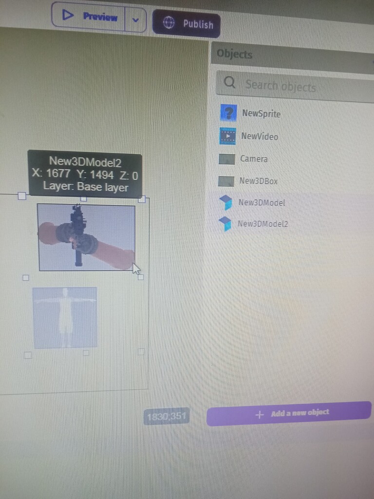 3d model seems to be white - GDevelop general - GDevelop Forum