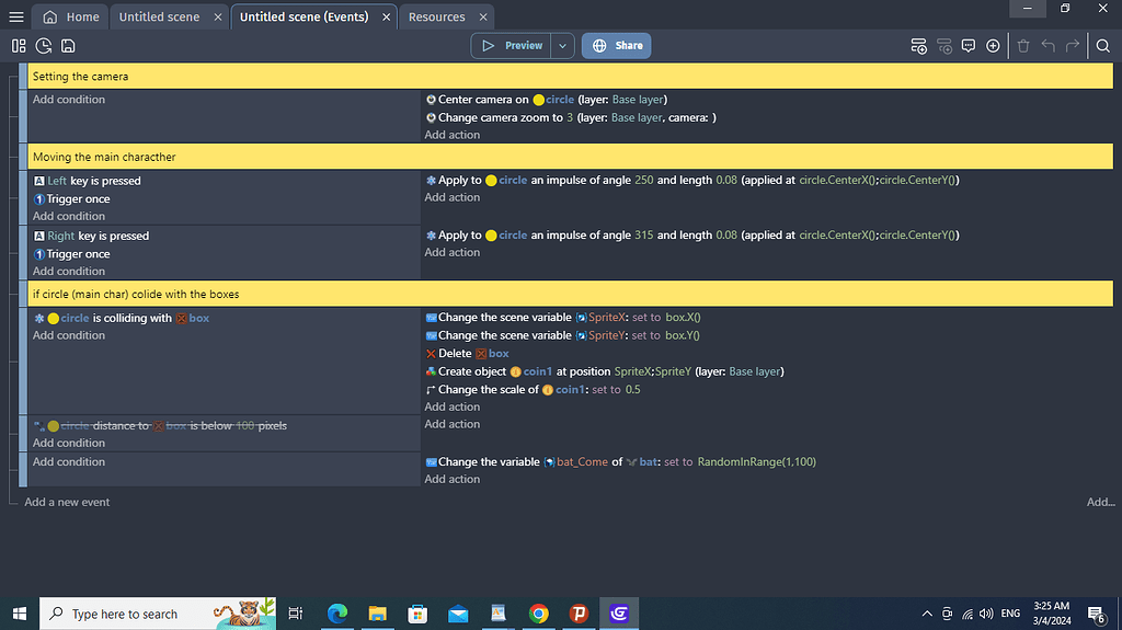 Collision question - How do I...? - GDevelop Forum
