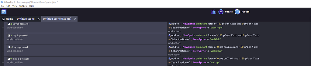 Animation problem! - How do I...? - GDevelop Forum