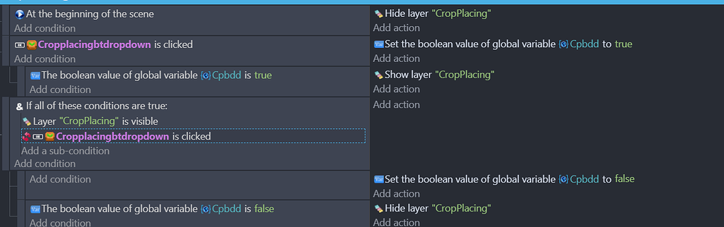(Solved) How do i make the same button show and hide layer? - How do I...? - GDevelop Forum