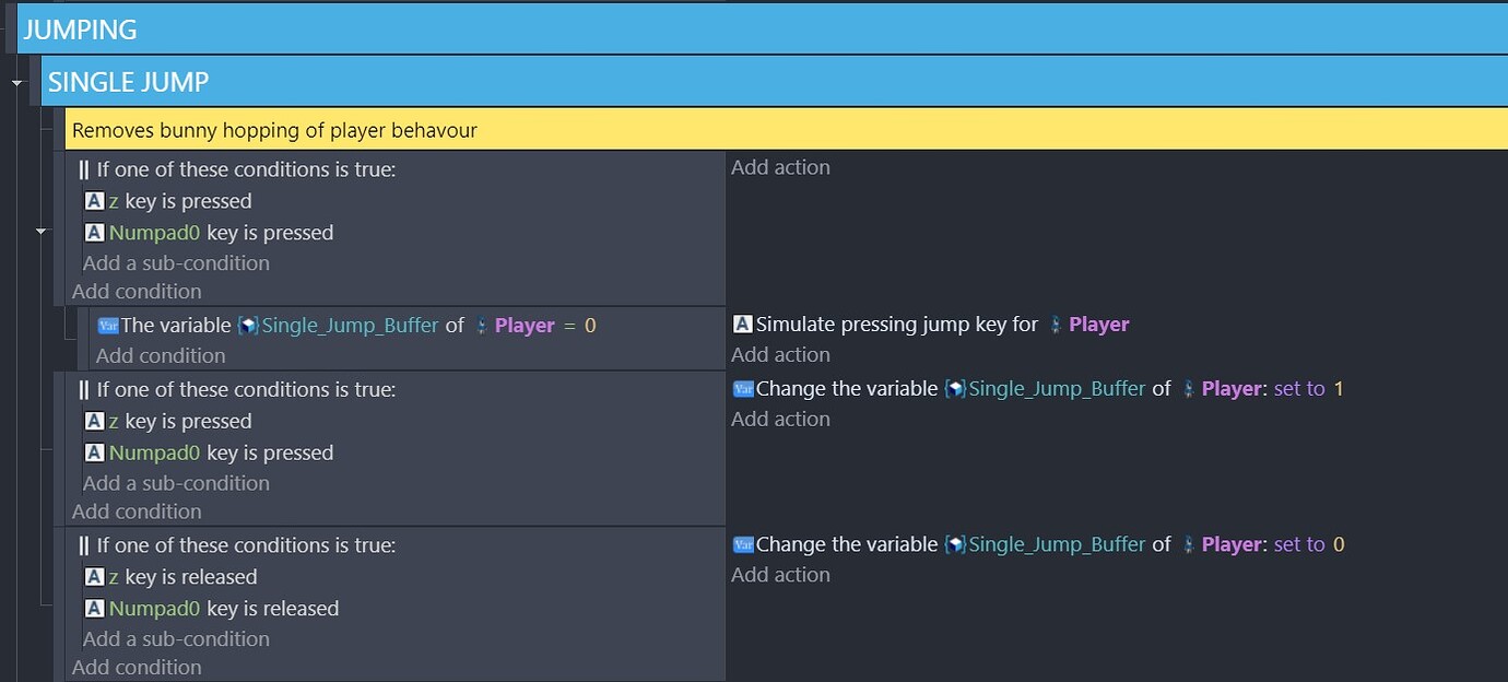 How to STOP Auto-Jump by holding JUMP button? - How do I...? - GDevelop ...