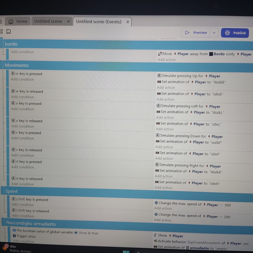 Animation not working on diagonals - How do I...? - GDevelop Forum
